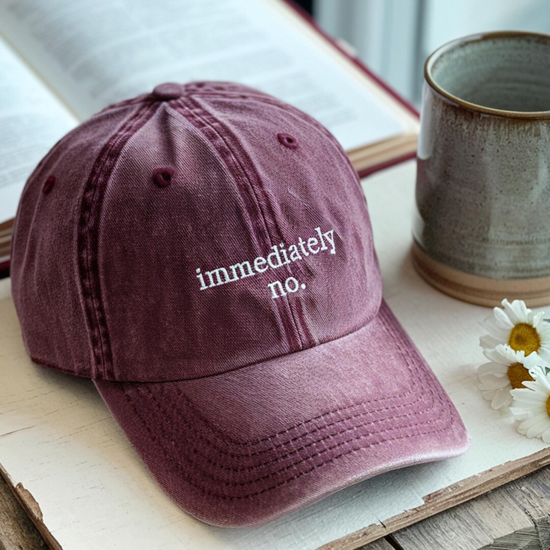 Immediately No Hat, Funny Humor Hat, Adult Humor Hat, Sarcastic Hat ...