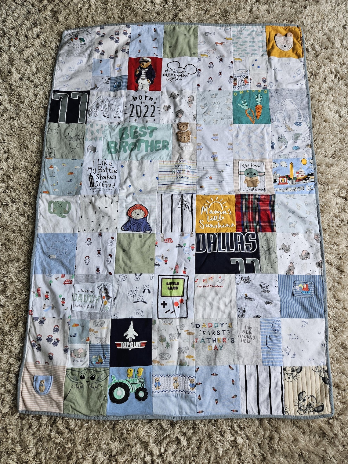 Bespoke Memory Blanket Made to Order - Etsy
