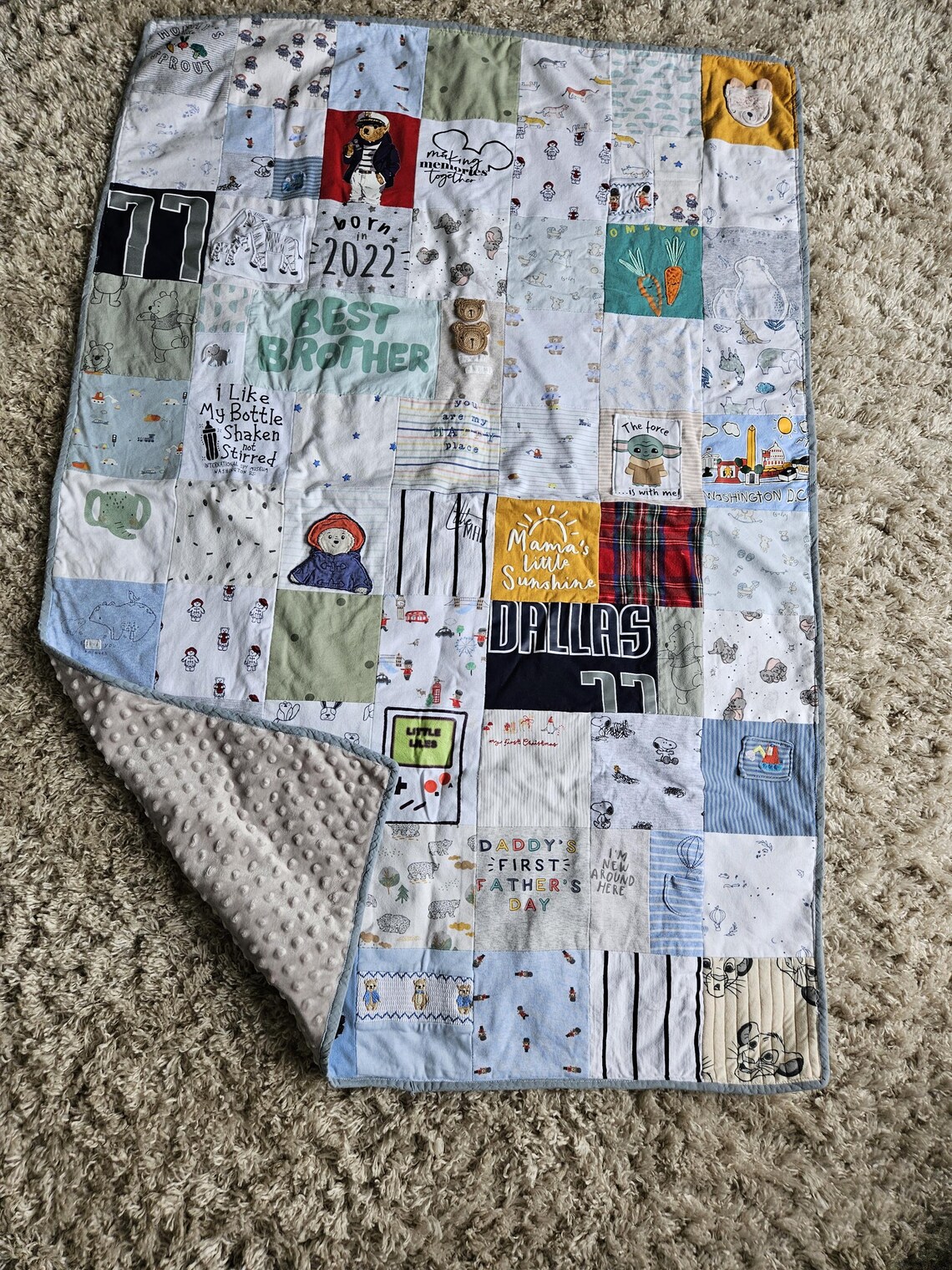 Bespoke Memory Blanket Made to Order - Etsy