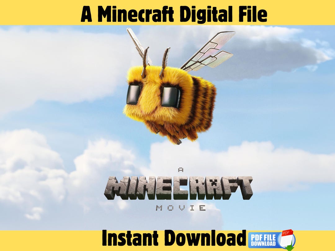 A Minecraft Digital PDF | Instant Download | Gdrive | Instant Access ...