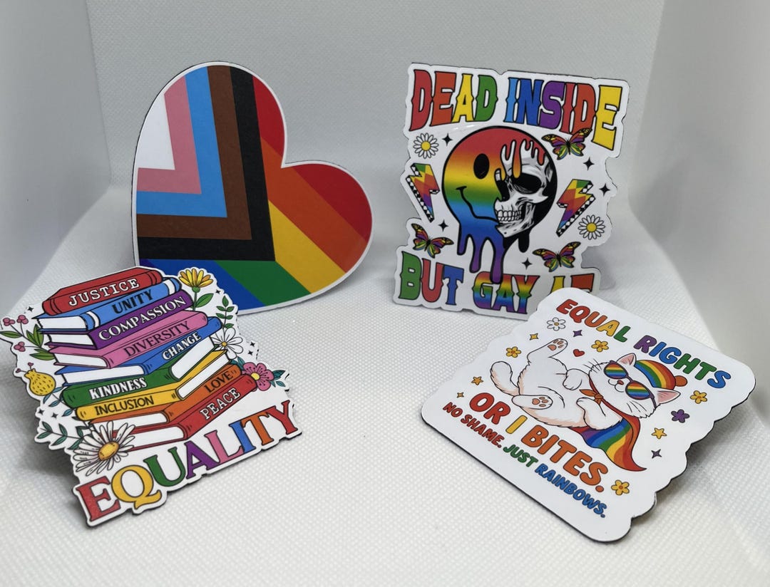 LGBTQ+ Pride Month Magnets, for Fridge, Car, Doors, Etc.. - Etsy