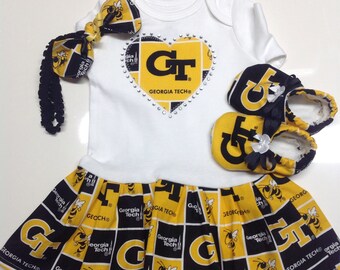 Georgia tech baby | Etsy