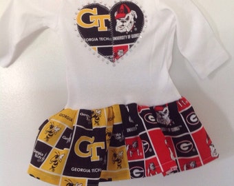 Georgia tech baby | Etsy