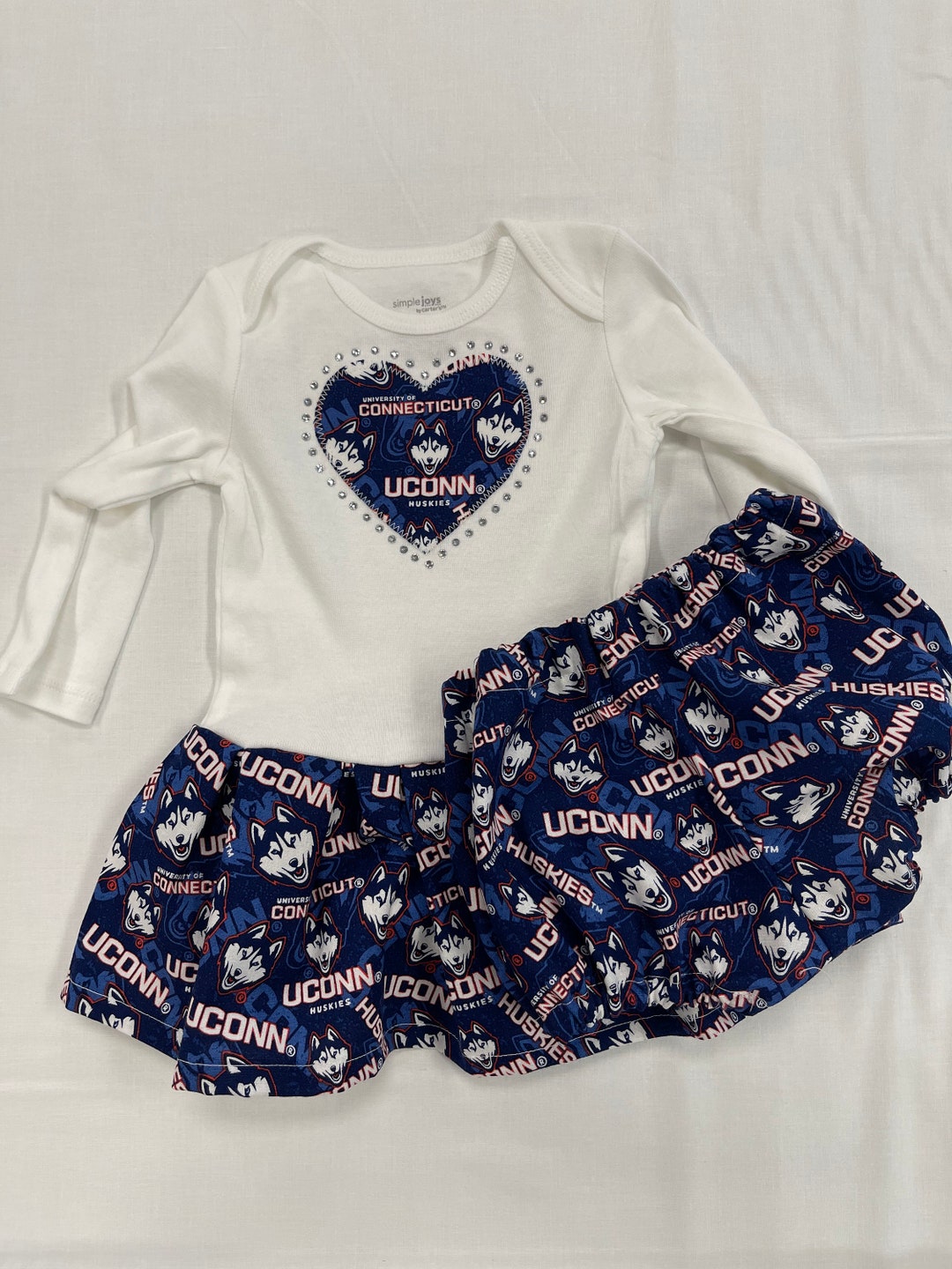University of Connecticut Inspired Infant Dress With or Without ...