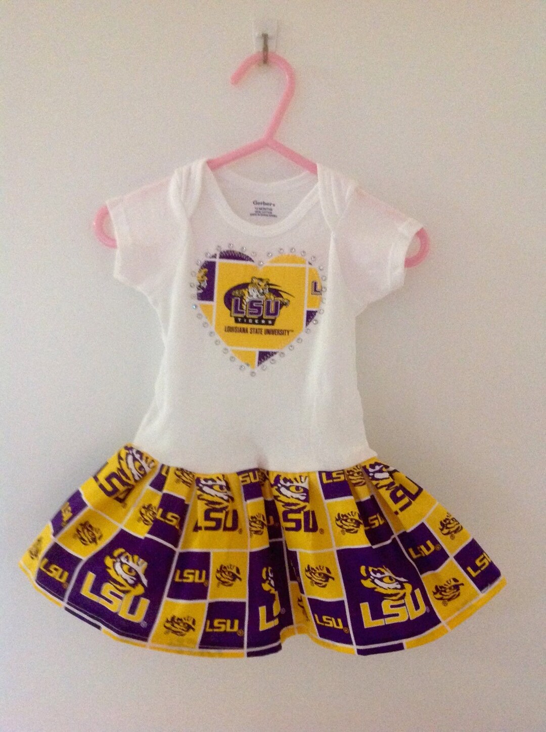 LSU Inspired Dress - Etsy