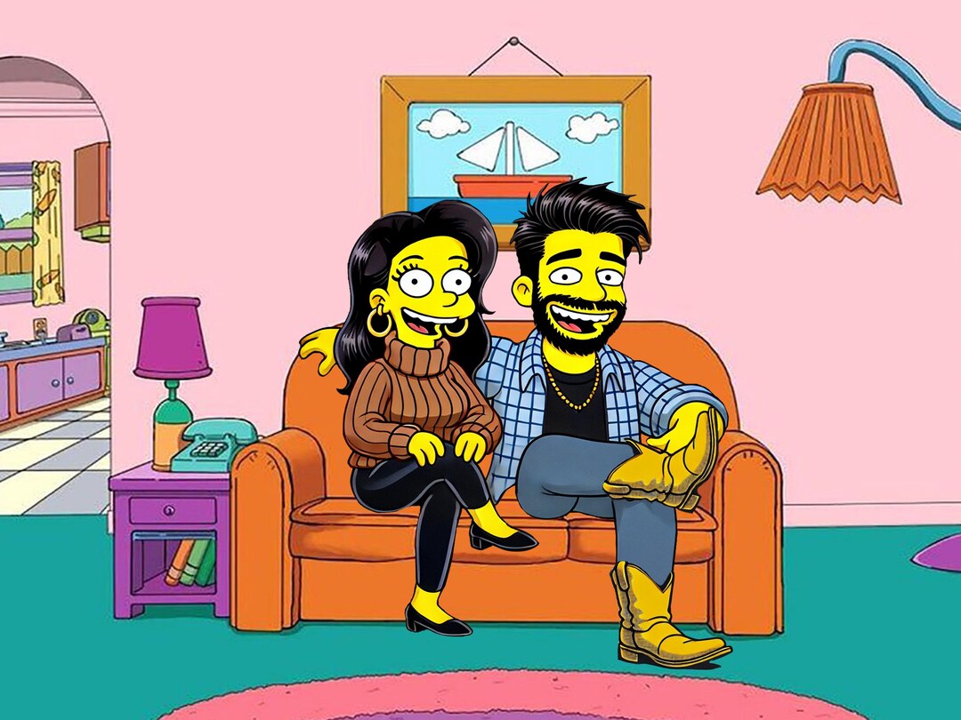Simpsonize Me – Custom Simpsons Couple Portrait From Photo | Digital ...