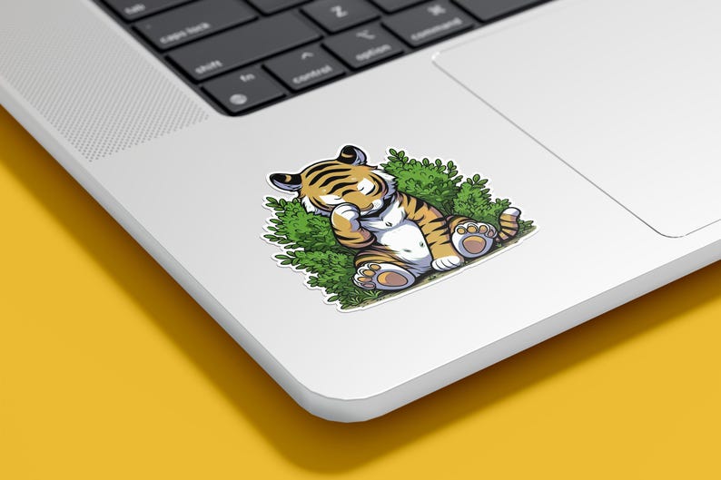 Sad Baby Tiger - Printable Cute Crying Animal Sticker - Digital ...