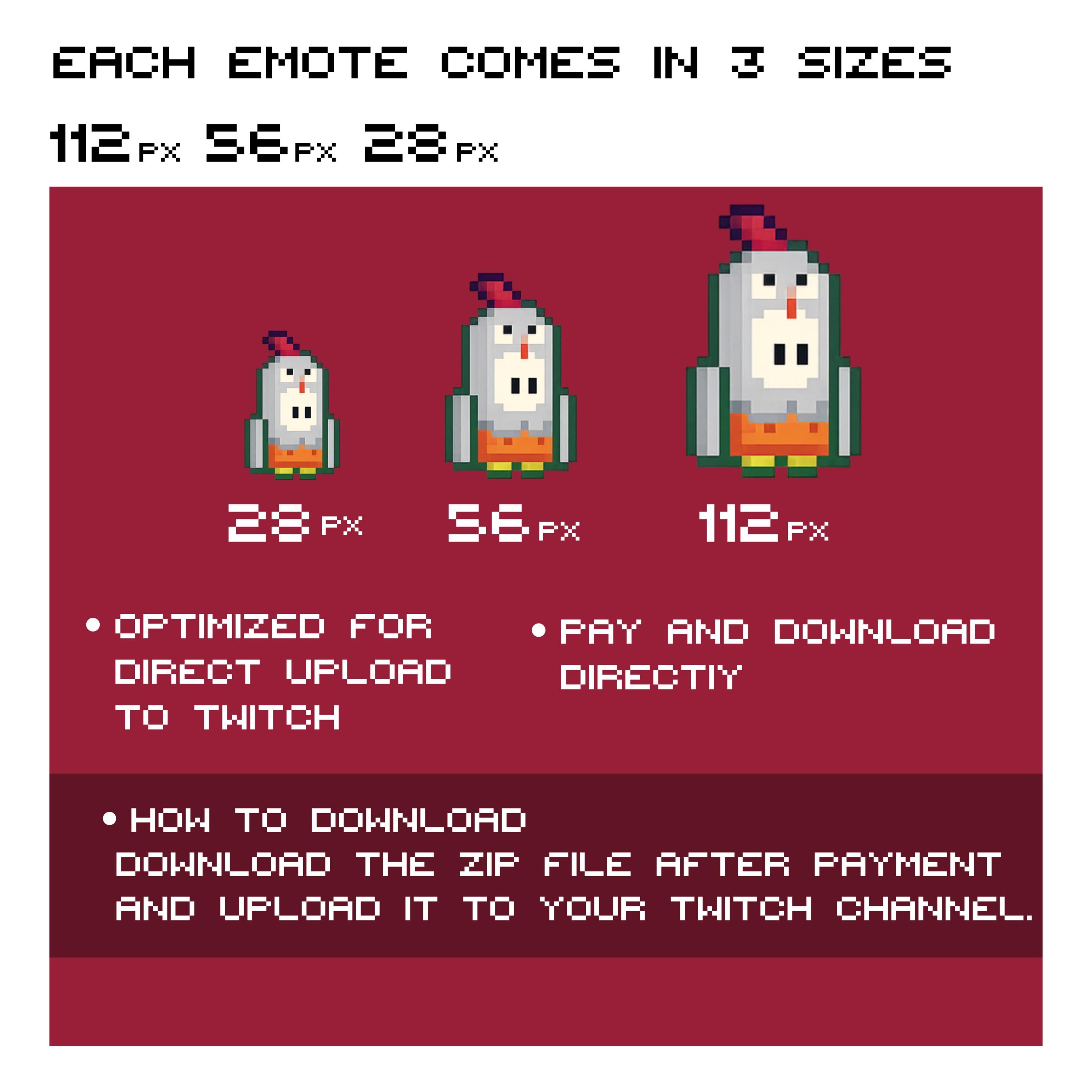 18 Fall Guys Pixel Art Twitch Emotes Bundle | Optimized Ready-to-upload ...