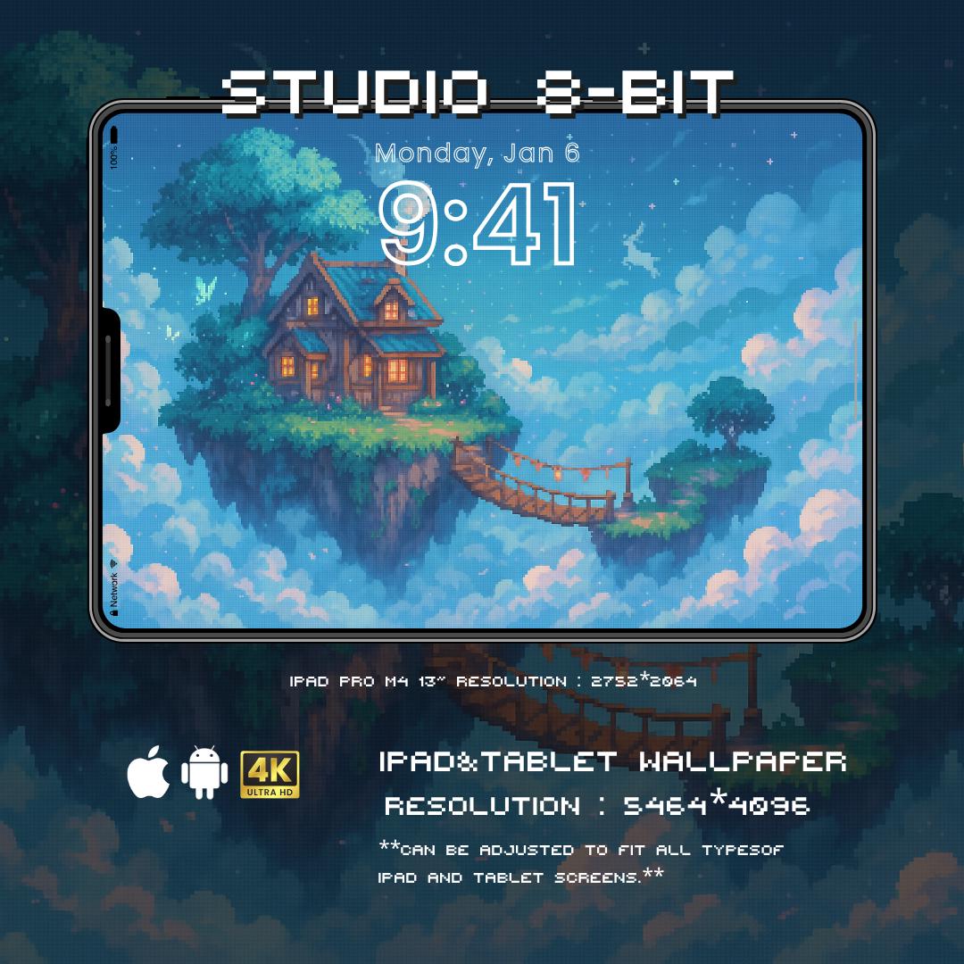 8-bit Pixel Art 4K Wallpaper Bundle: Sci-fi, Fantasy, Retro (digital ...