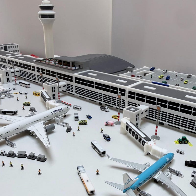 1 400 Scale Airport - Etsy