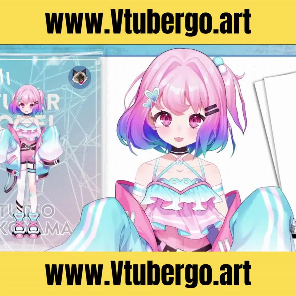 Modelo Vtuber Live2D personalizado: diseño y montaje de alta calidad de Studio Nekoyama (NO A LA ...