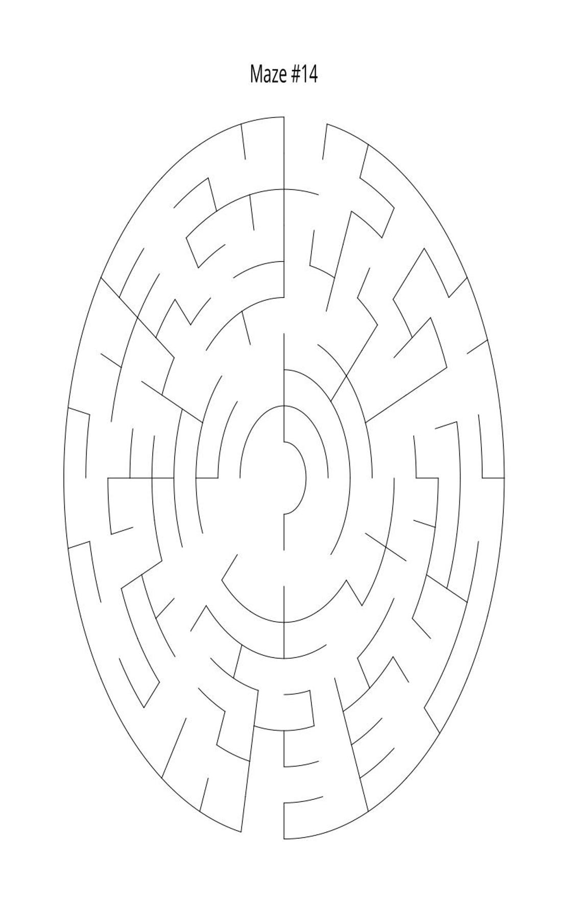 Ultimate Maze Play Challenge: Printable Puzzles I for Kids and Adults ...