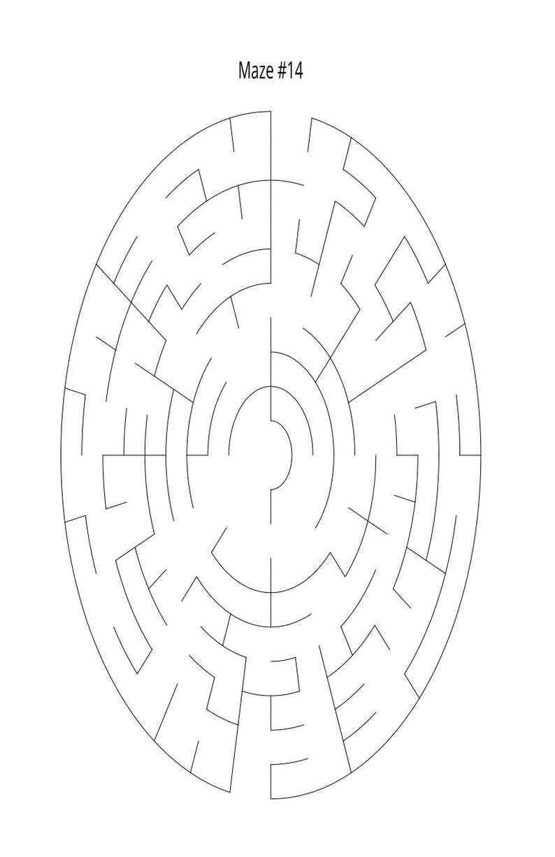 Ultimate Maze Play Challenge: Printable Puzzles I for Kids and Adults ...