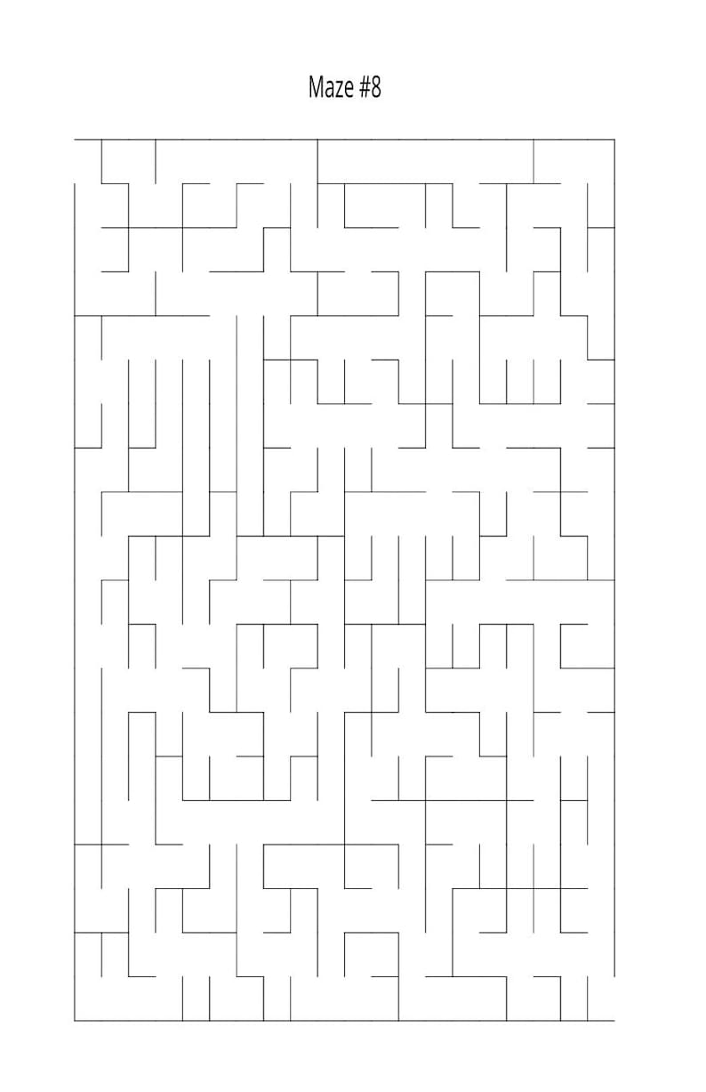 Ultimate Maze Play Challenge: Printable Puzzles I for Kids and Adults ...