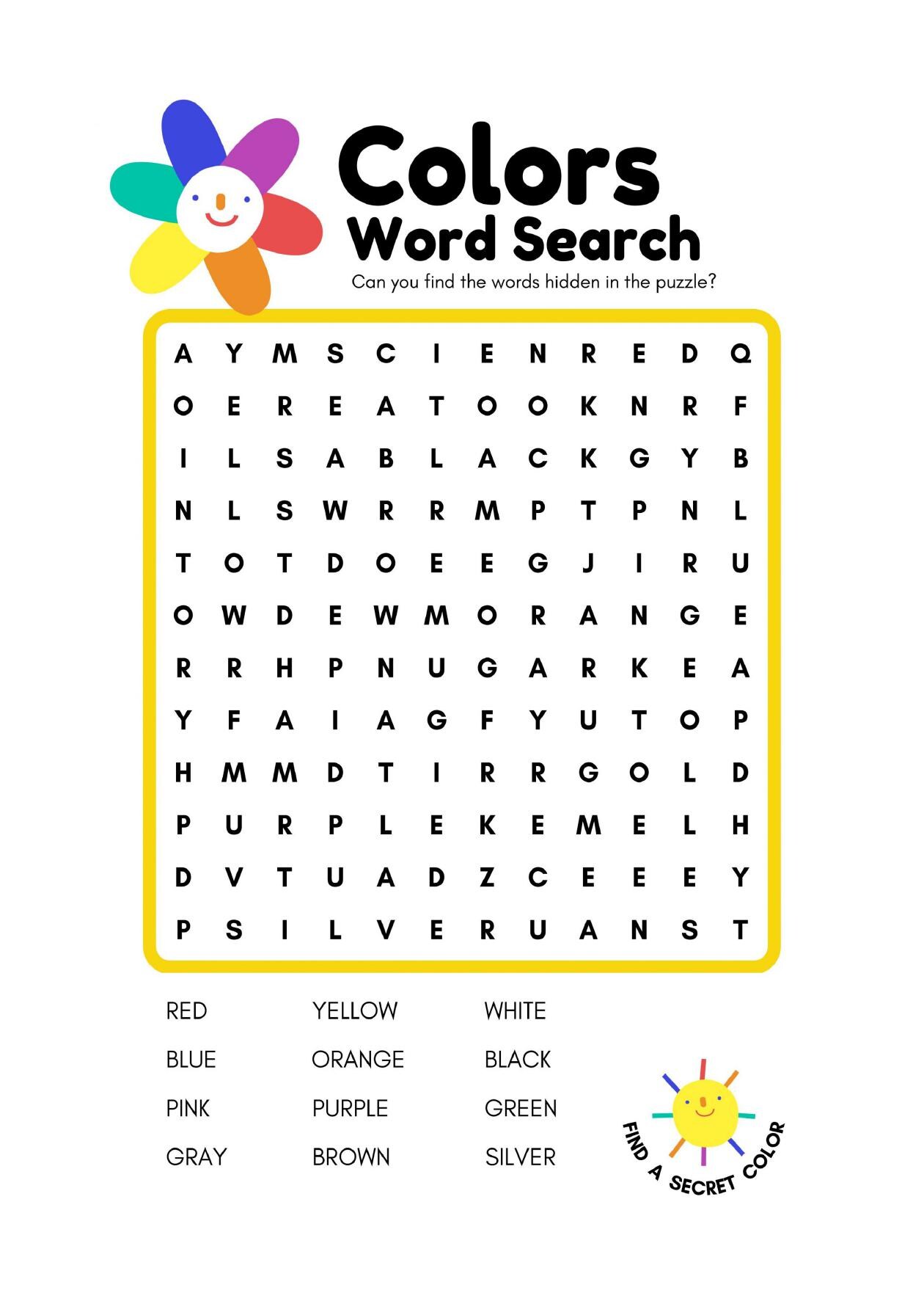 Printable Word Search Bundle for Kids | Fun and Educational Worksheets ...