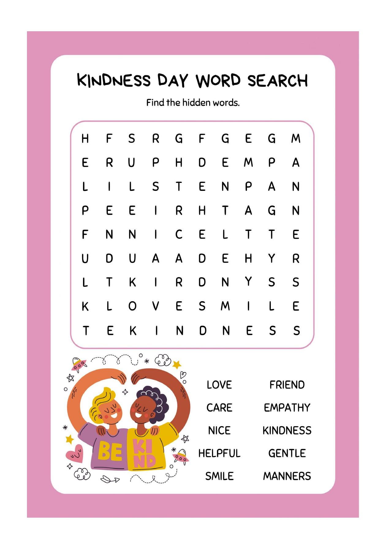 Printable Word Search Bundle for Kids | Fun and Educational Worksheets ...