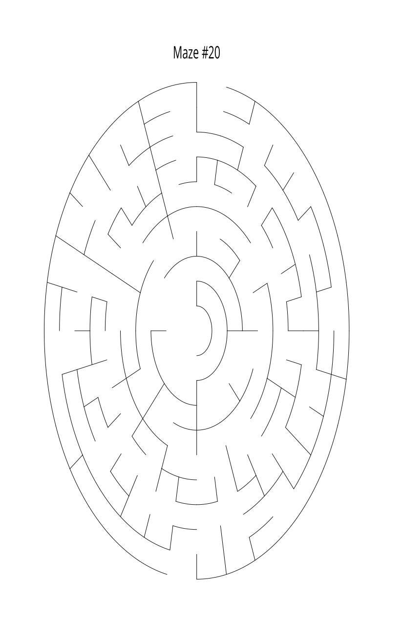 Ultimate Maze Play Challenge: Printable Puzzles I for Kids and Adults ...