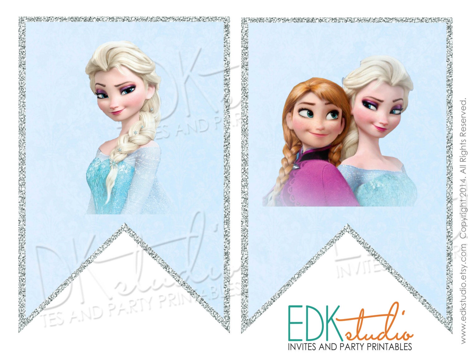 FROZEN Party//birthday Banner//printable Instant Download - Etsy