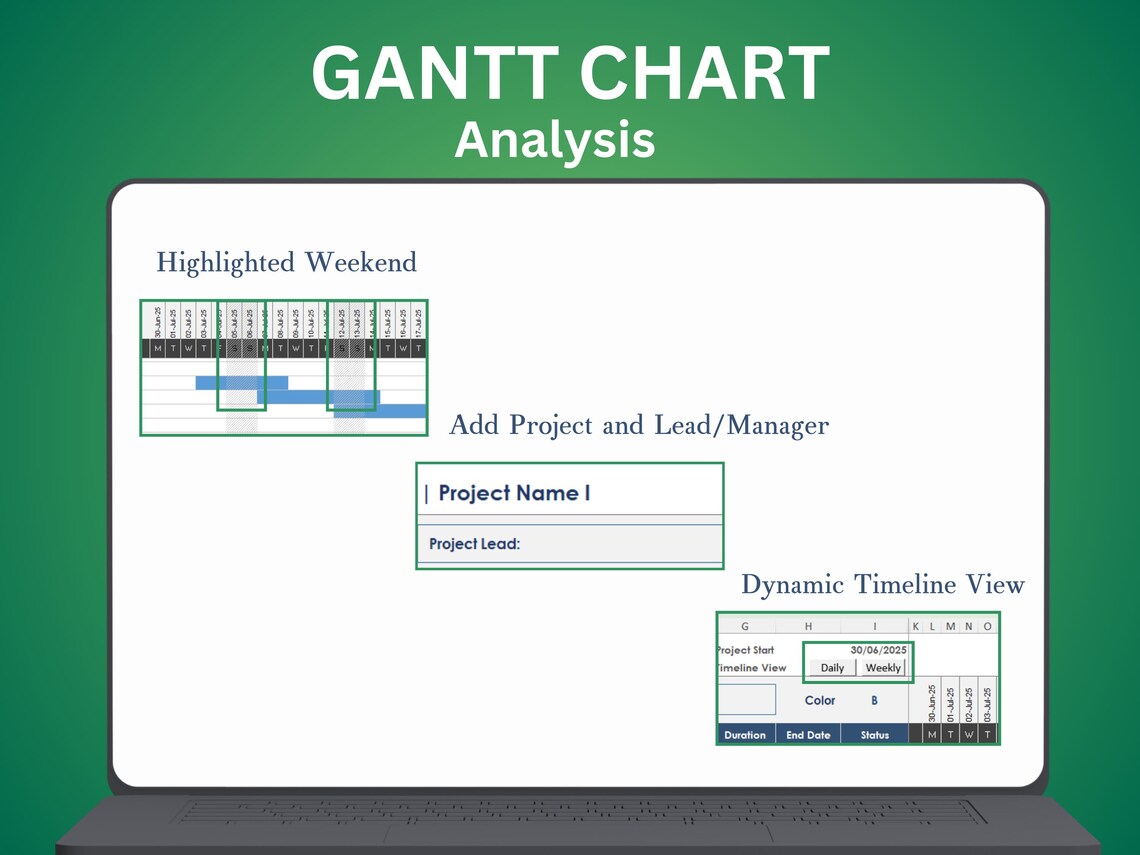 Project Management Template Excel, Project Management Spreadsheet ...