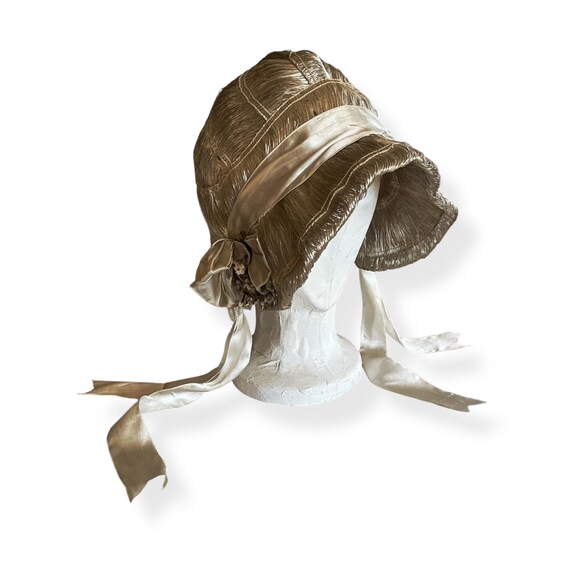 Antique 1920s vintage flapper raffia wig styled eveni… - Gem