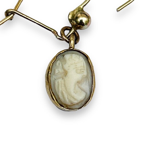 antique 9ct gold and angel skin coral pale pink carve… - Gem