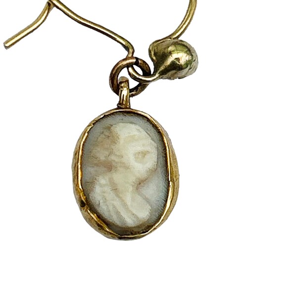 antique 9ct gold and angel skin coral pale pink carve… - Gem