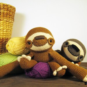 Doobie the Sloth PDF Crochet Amigurumi Pattern - Etsy