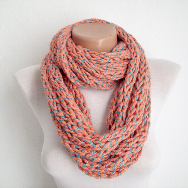 Knit Chain Scarf - Etsy