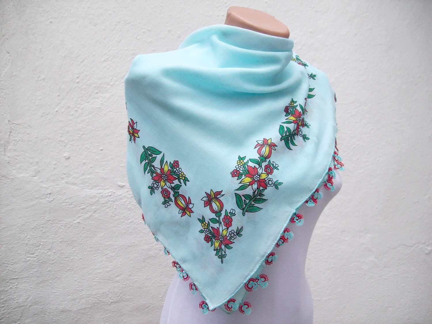 Turkish Scarf Traditional Fabric Scarves Crochet Oya Shawl - Etsy