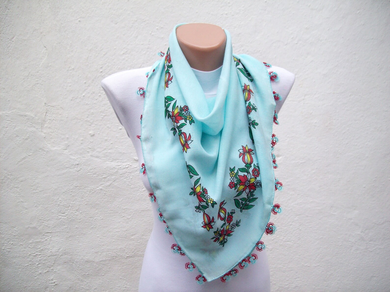 Turkish Scarf Traditional Fabric Scarves Crochet Oya Shawl - Etsy