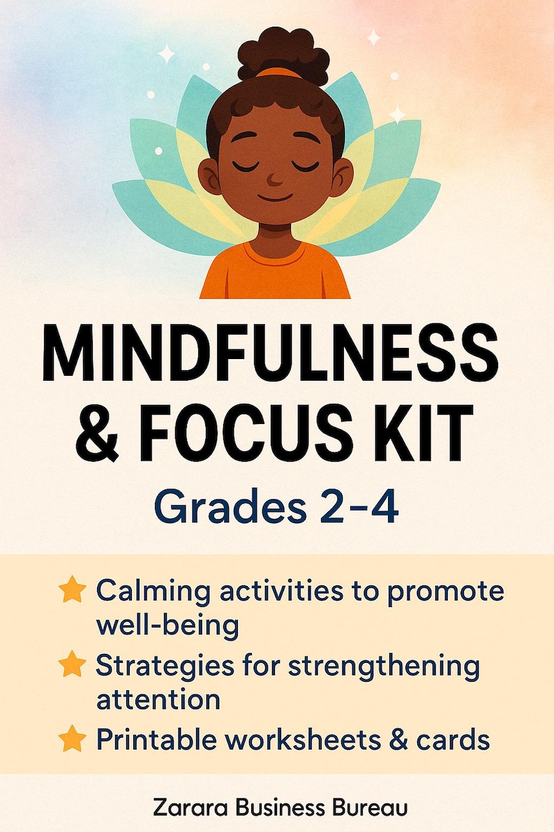 Mindful Me: Printable SEL Lesson Pack for Grades 2–4 | Calm-down ...