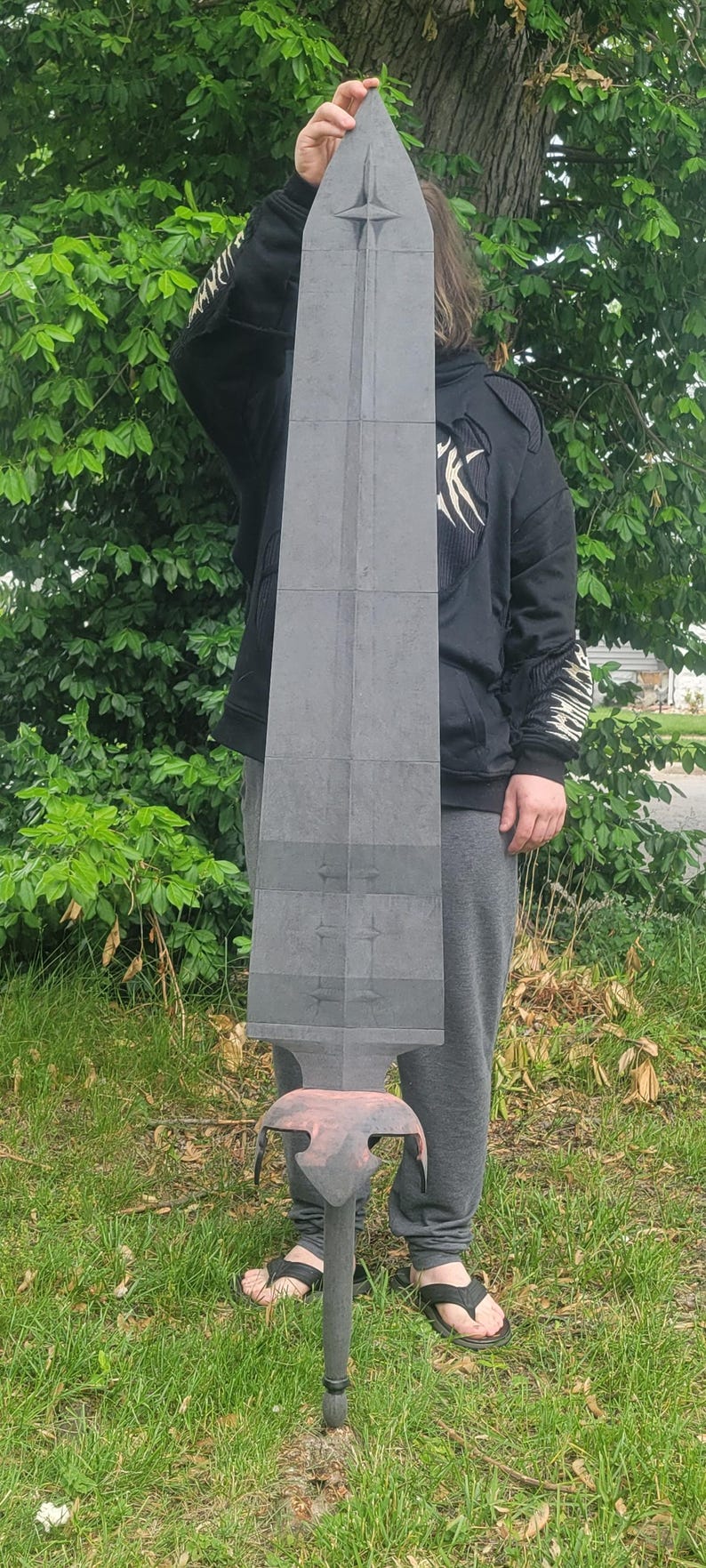 Asta's Demon-dweller Sword STL File: Black Clover Cosplay Prop (digital ...