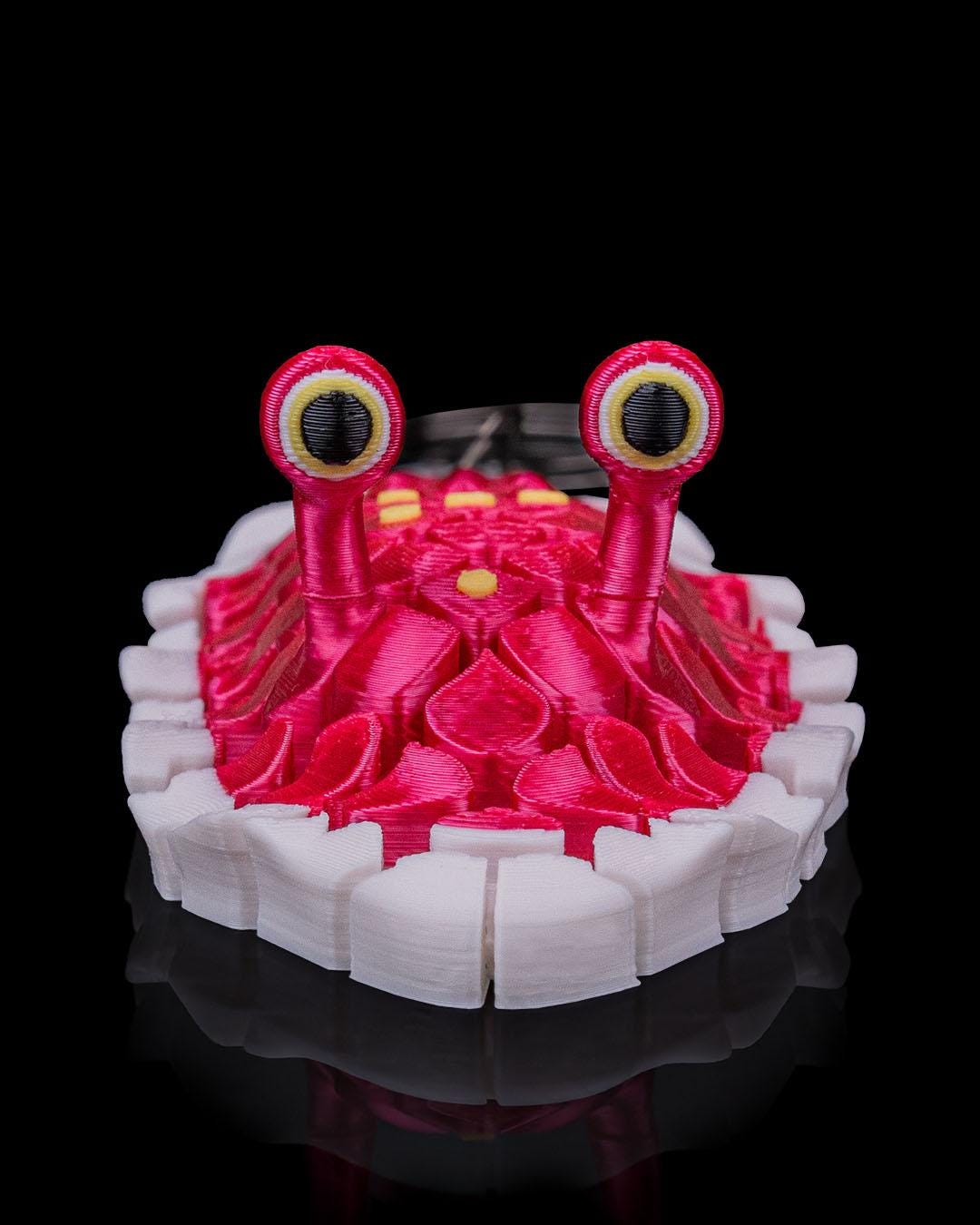 Articulated Sea Slug Keychain – Cute Ocean Creature Fidget Toy, 3D ...