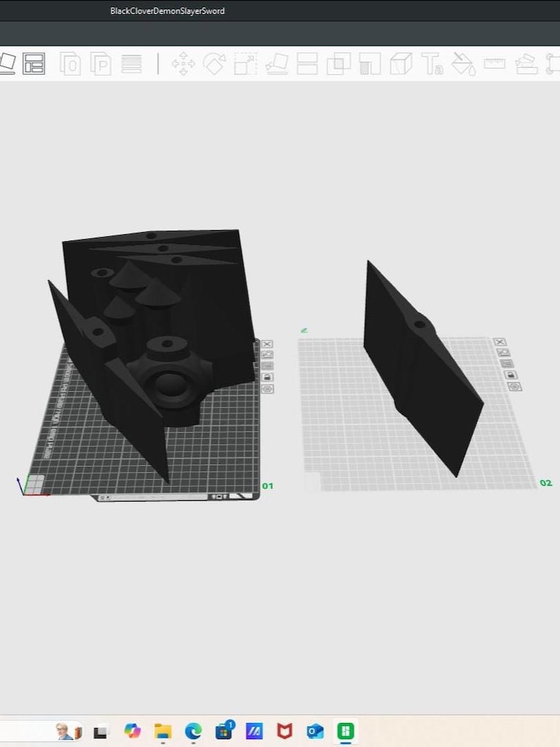 Asta’s Demon Slayer Sword 3D Model – Blender File, STL, Bambu Studio G ...