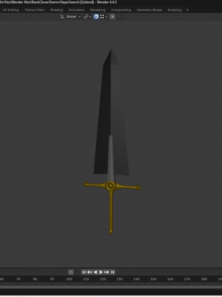 Asta’s Demon Slayer Sword 3D Model – Blender File, STL, Bambu Studio G ...