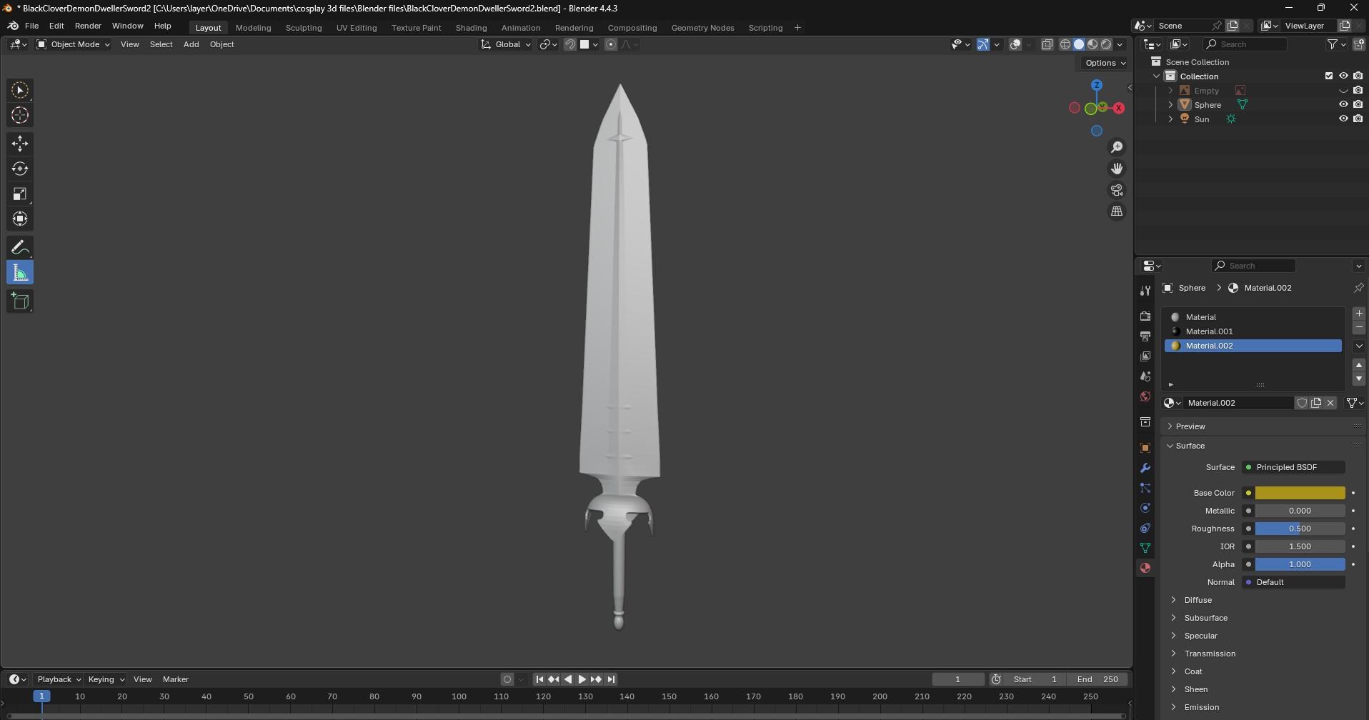 Asta-inspired Demon Dweller Sword – 3D Print Files (STL, 3MF, Blender ...