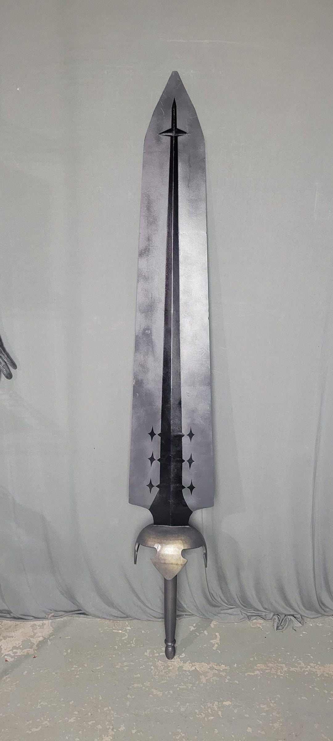 Full-sized Asta Demon Dweller Sword | Black Clover Cosplay Prop ...