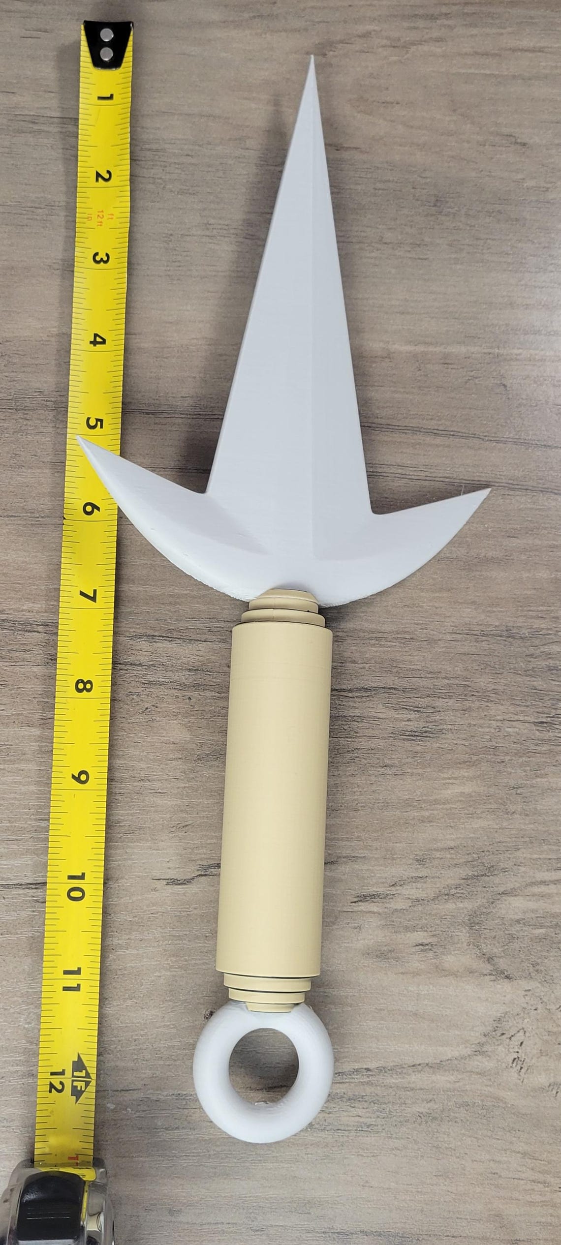 12″ Anime-style Flying Kunai – 3d-printed PLA Prop (silver/beige/gray ...