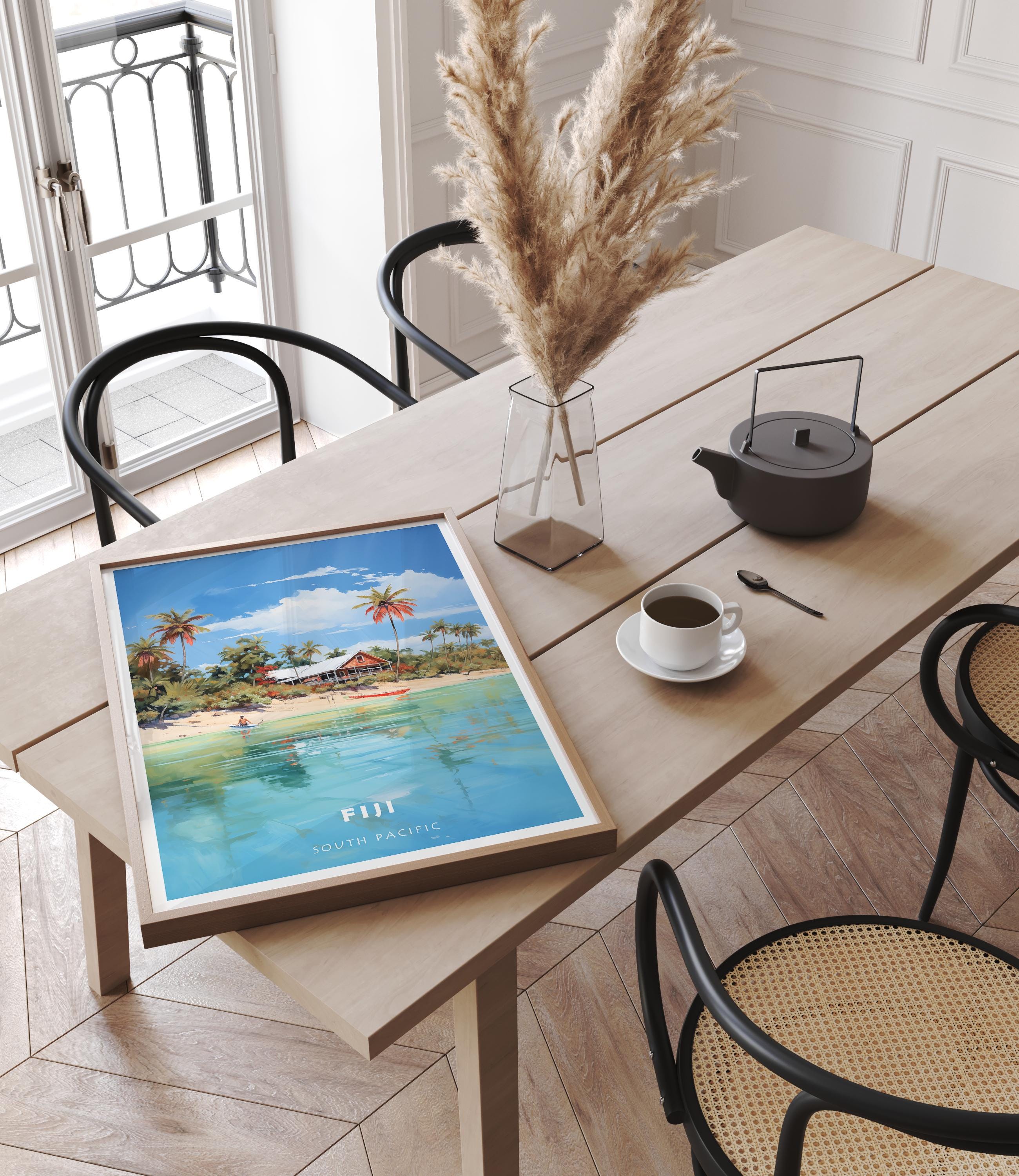 Fiji Print, Fiji Poster Photos, Fiji Map, Fiji Wall Art, Fiji ...