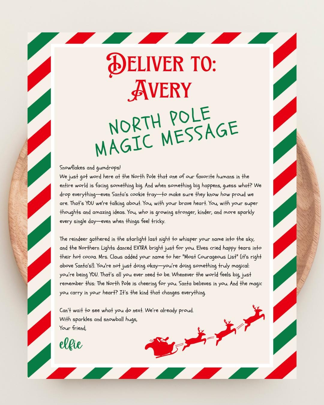 Editable Elf Letter Templates: Year-round Magic (PDF Download) - Etsy