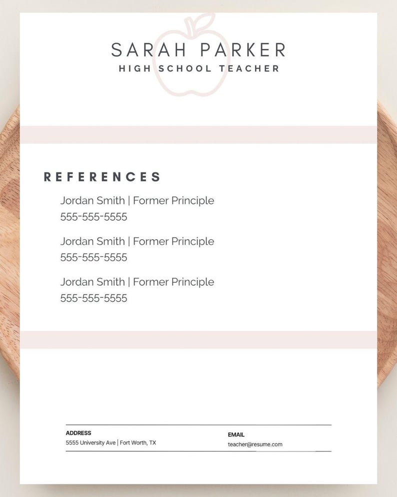 Editable Teacher Resume Bundle | 3-page Canva Template | Resume, Cover ...