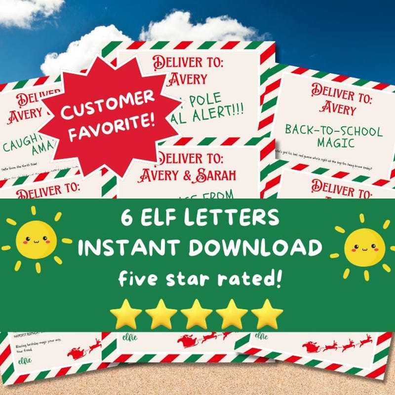 Elf Letters - Etsy