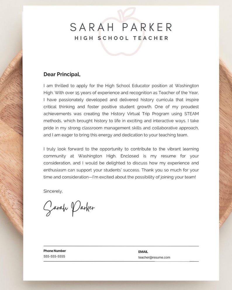 Editable Teacher Resume Bundle | 3-page Canva Template | Resume, Cover ...