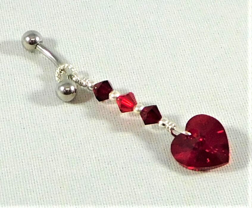 VCH piercing Intimate Piercing Heart VCH Sexy Jewelry | Etsy