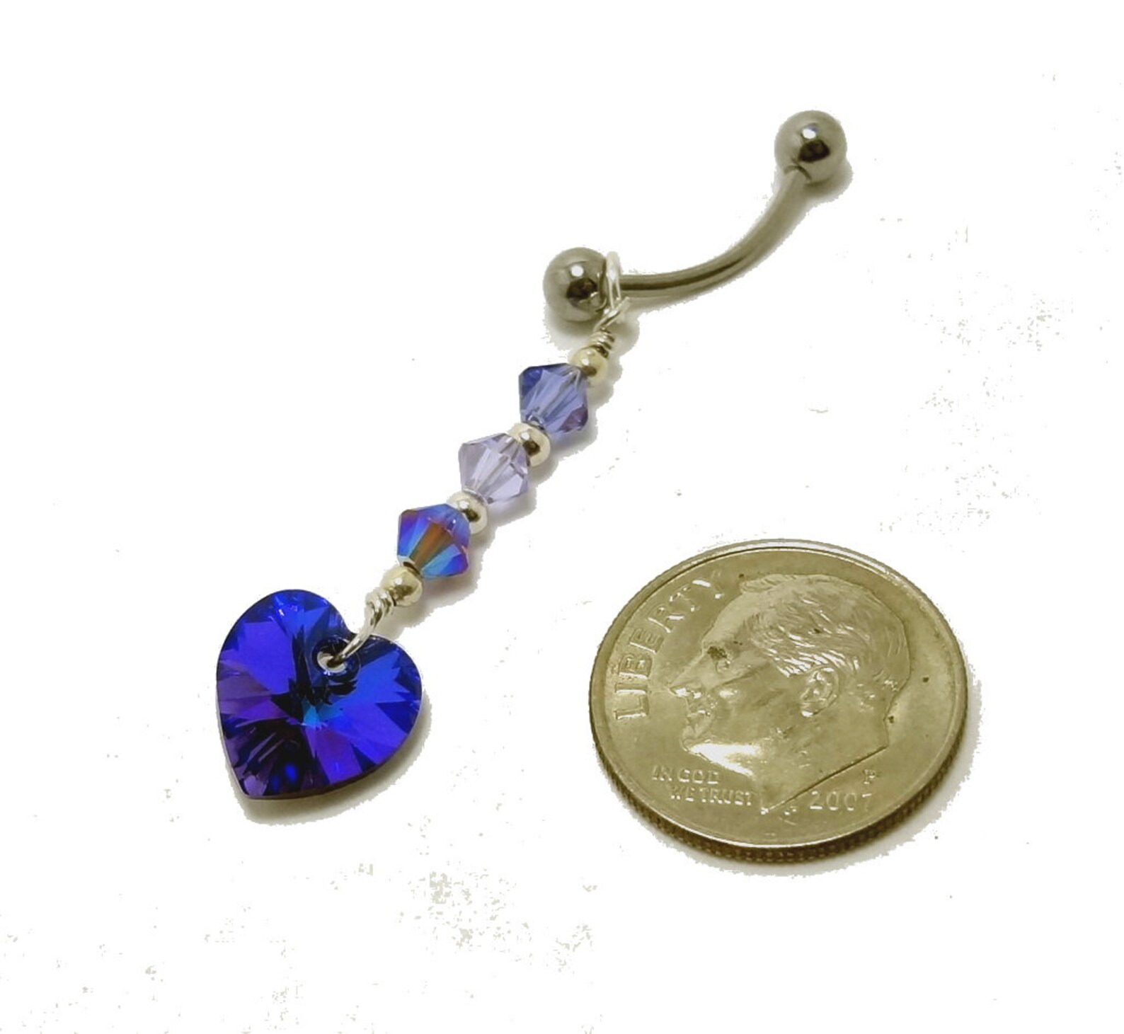 VCH piercing Intimate Piercing Heart VCH Sexy Jewelry | Etsy