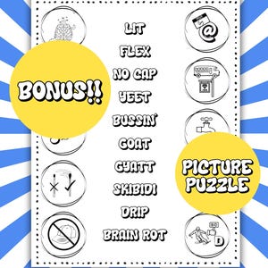 Brain Rot Coloring Pages Printable | Gen Alpha Gen Z Brainrot Teen ...