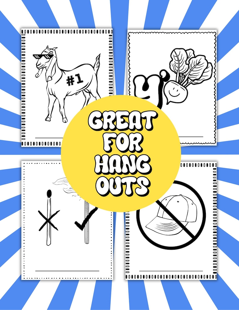 Brain Rot Coloring Pages Printable | Gen Alpha Gen Z Brainrot Teen ...