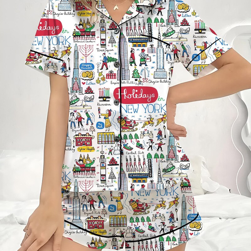 New York City Pajamas - Etsy