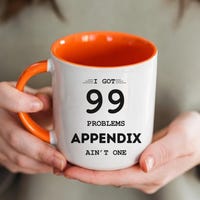 Funny Appendectomy Mug 11oz 330ml | Appendix Removal Mug | Appendix ...