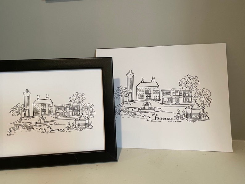 Lawrence Sketch- “where It All Began...” - Etsy